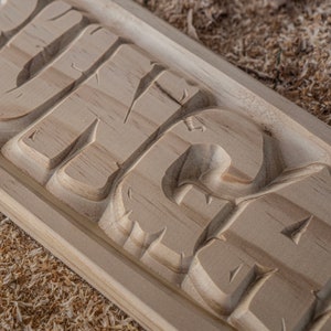 Cowabunga Engraved Sign - Etsy