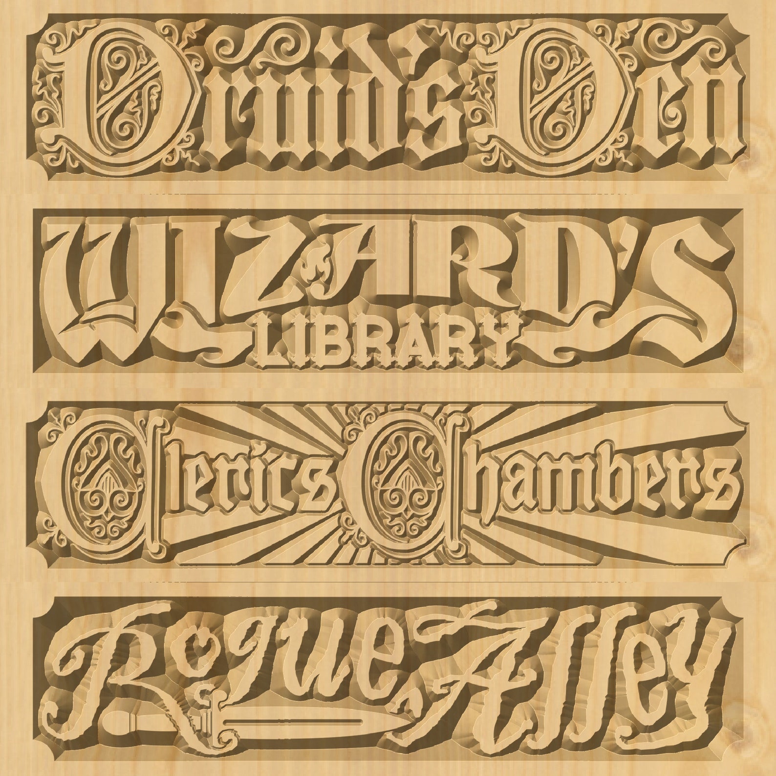 Barbarian Tavern Engraved Sign - Etsy