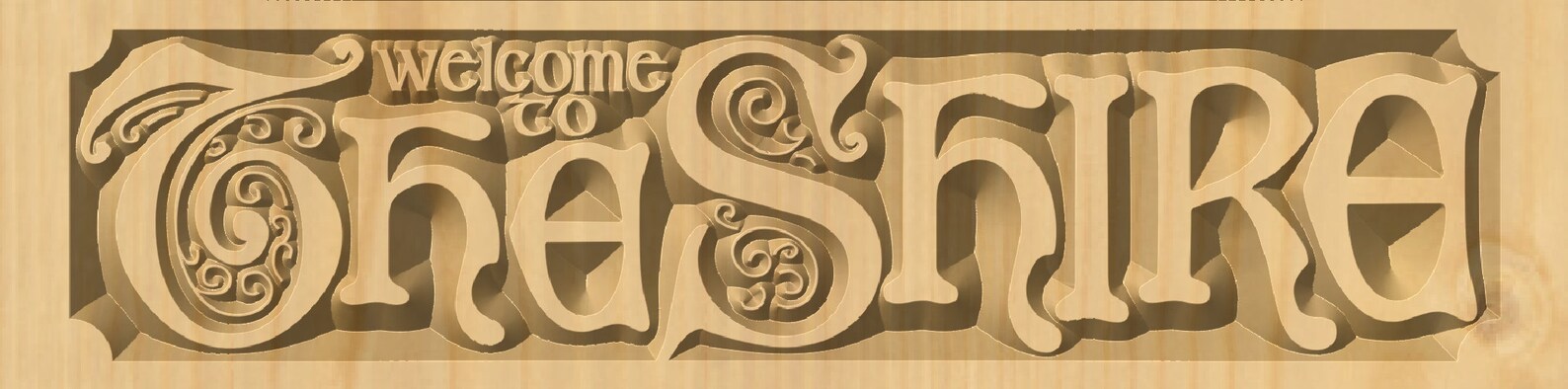 Welcome to the Shire Engraved Sign - Etsy