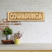 Cowabunga Engraved Sign - Etsy