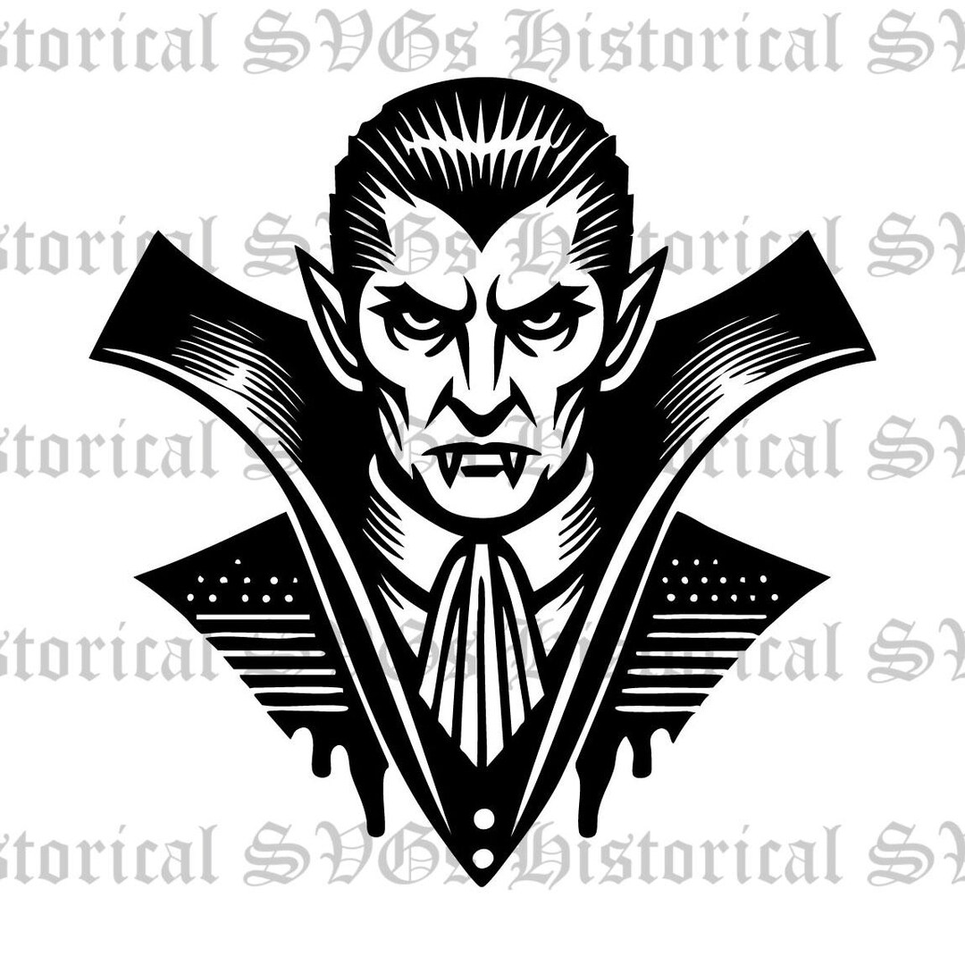 Dracula SVG DXF Png Pdf Jpg Eps Vector Files Vampire Svg Silhouette ...
