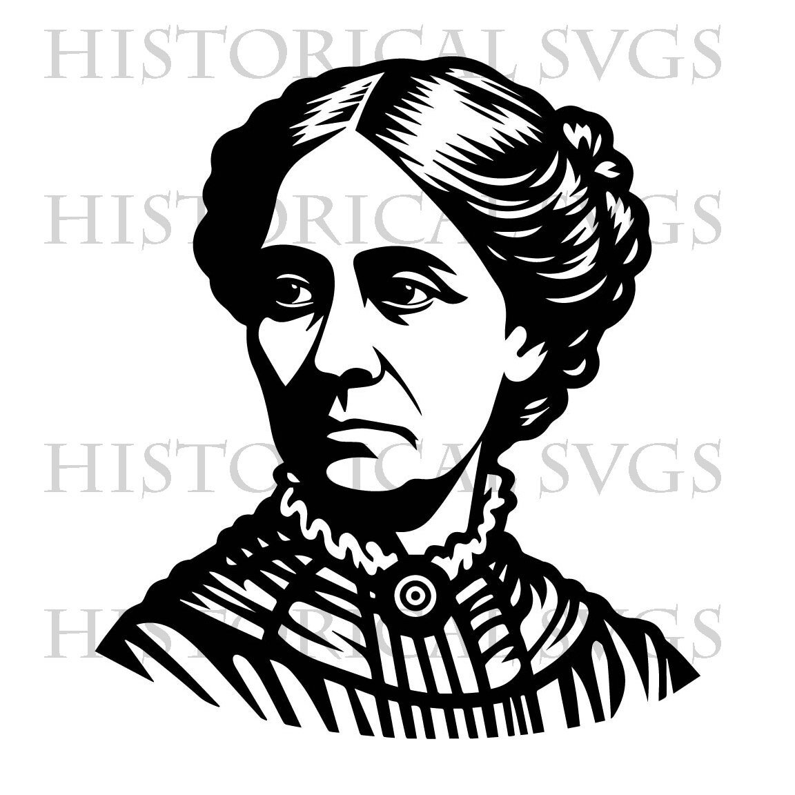 Susan B Anthony SVG, JPG, PNG, Dxf, Pdf, Eps Graphic - Ideal for Cricut ...