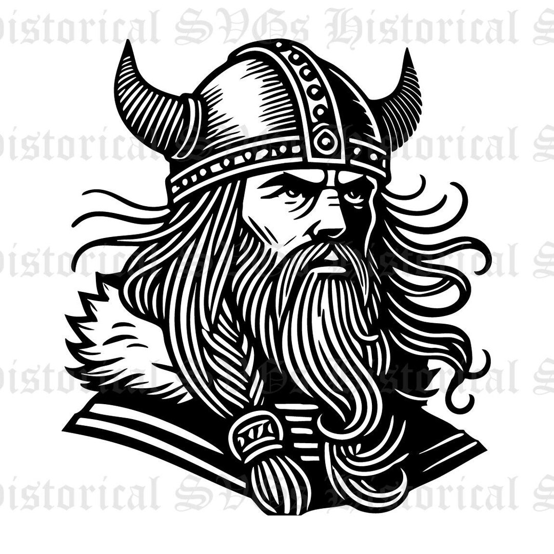 Leif Erikson SVG DXF Png Pdf Jpg Eps Vector Files Viking Svg Silhouette ...