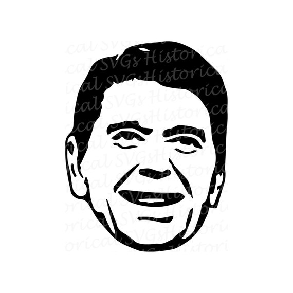 Ronald Reagan SVG DXF Png Pdf Jpg Eps Vector Files | Etsy