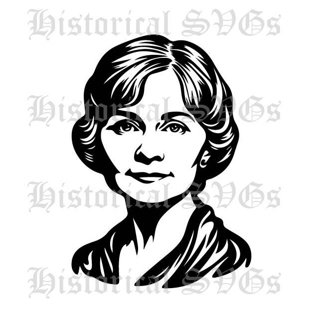 Helen Keller SVG, JPG, PNG, Dxf, Pdf, Eps Graphic - Ideal for Cricut ...