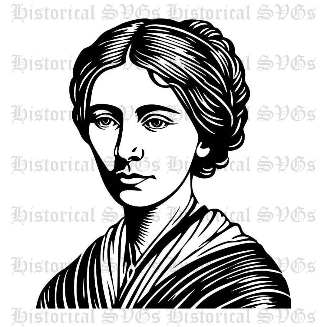 Emily Dickinson SVG, JPG, PNG, Dxf, Pdf, Eps Graphic - Ideal for Cricut ...