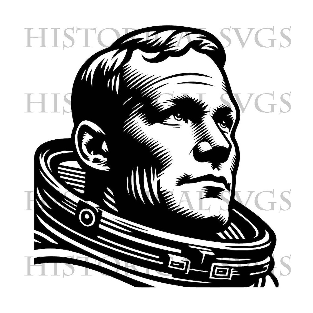 Neil Armstrong SVG, JPG, PNG, Dxf, Pdf, Eps Graphic - Ideal for Cricut ...
