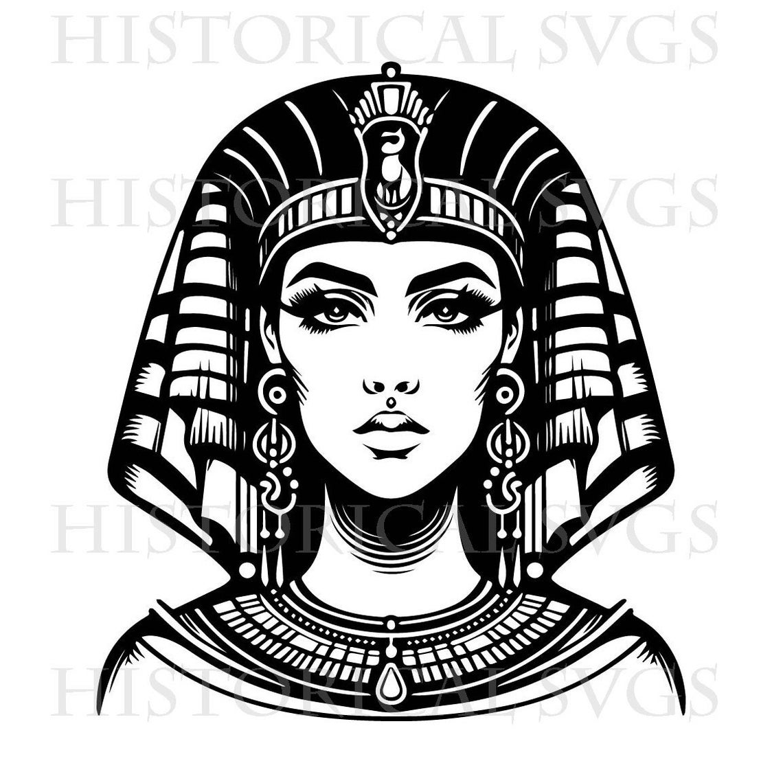 Cleopatra SVG, JPG, PNG, Dxf, Pdf, Eps Graphic - Ideal for Cricut ...