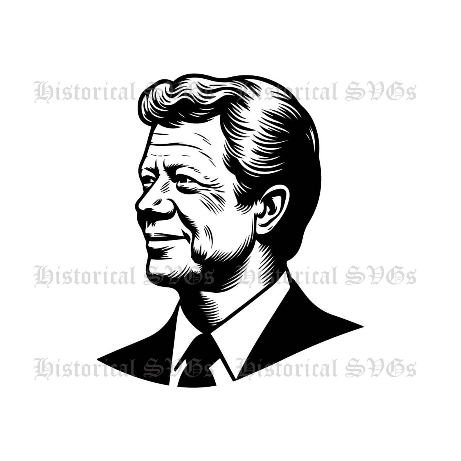 Jimmy Carter SVG Png Jpg Files | Democrat Svg | Svg Silhouette | Cricut ...