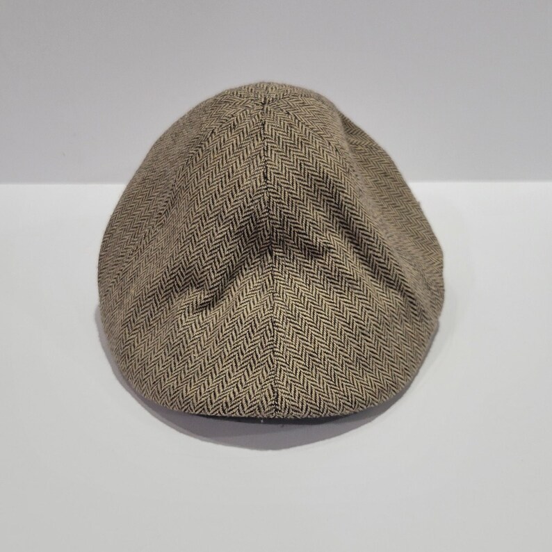Newsies Cap 0-6 Months Brown Herringbone Tweed News Boy Cap Unisex Hat ...
