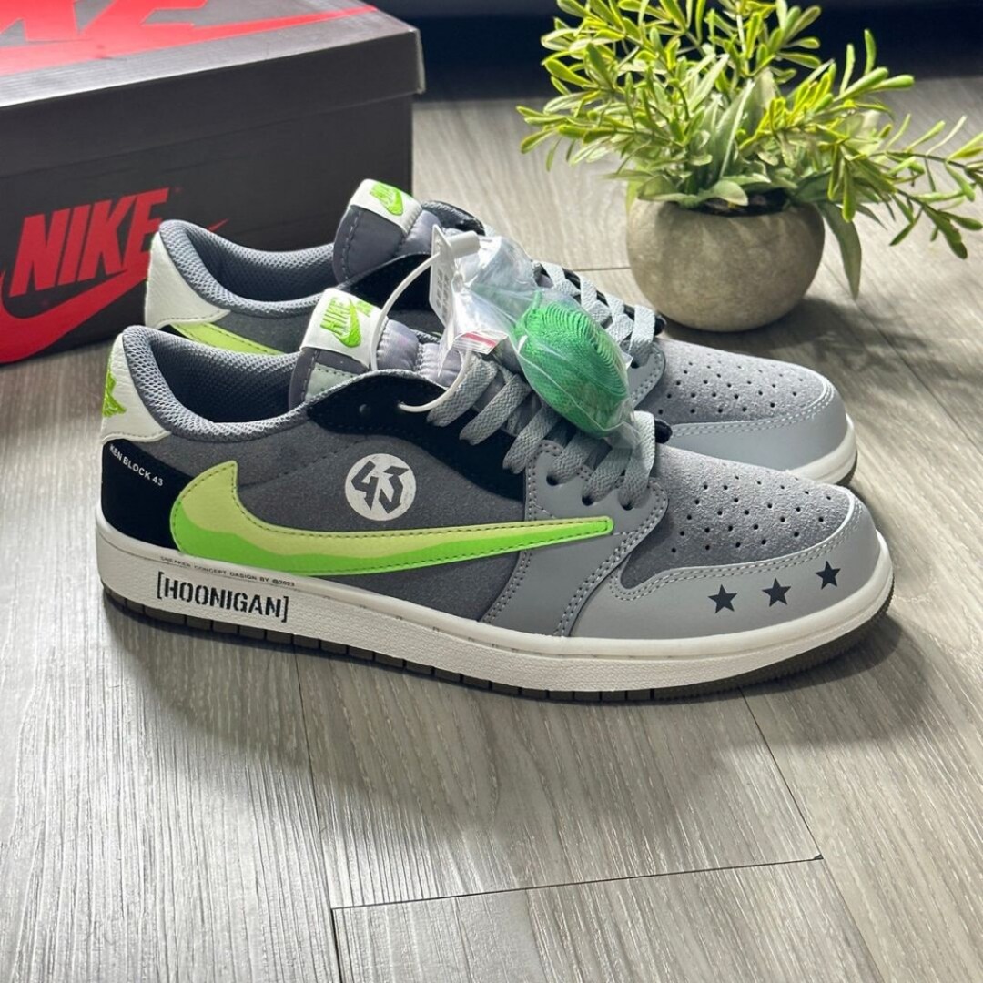 Travis Scott X Ken Block X Air Jordan 1 Low Sneaker for Men - Etsy
