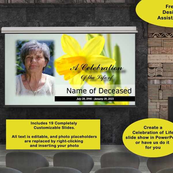 Funeral Powerpoint - Etsy