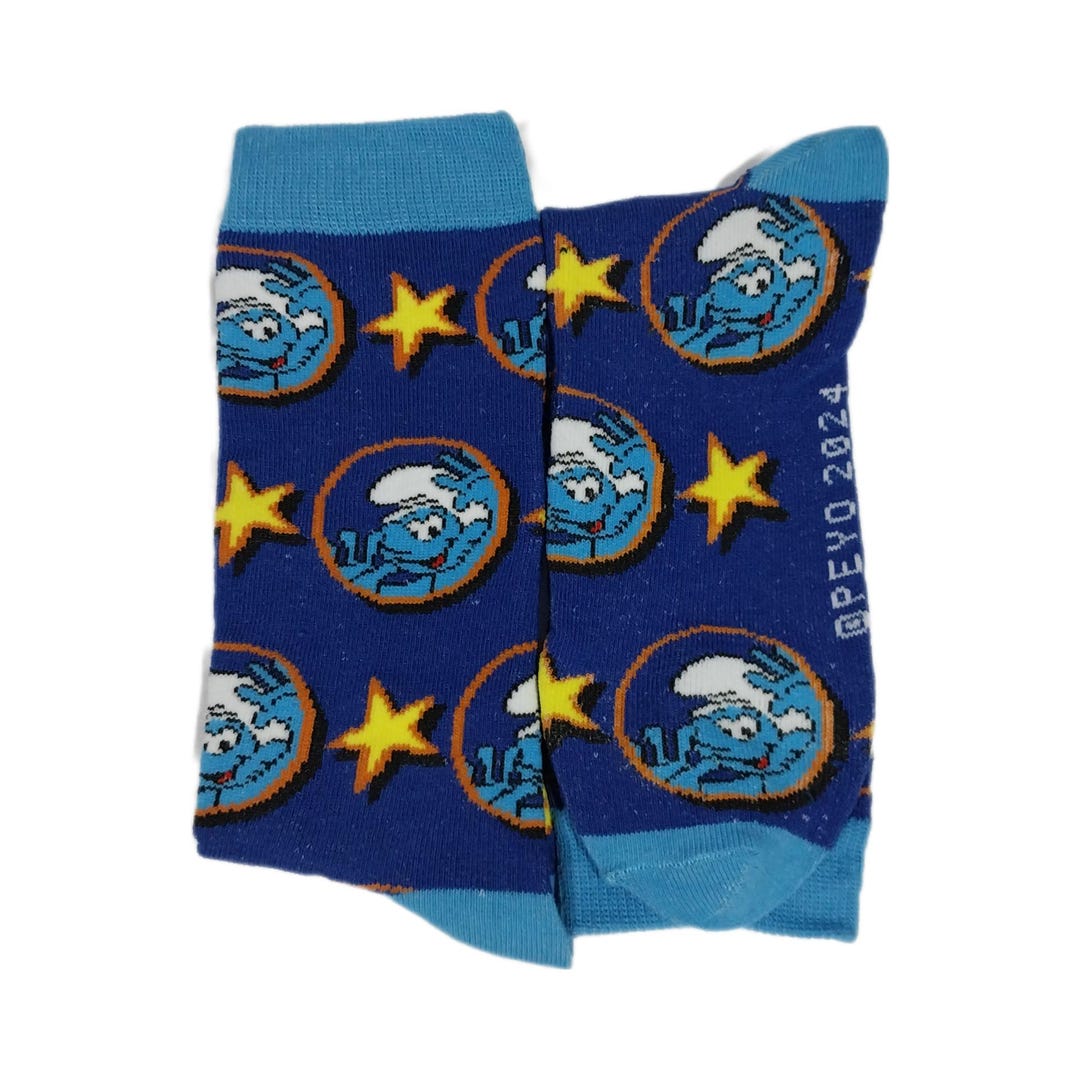 Adult Smurf Socks - Etsy