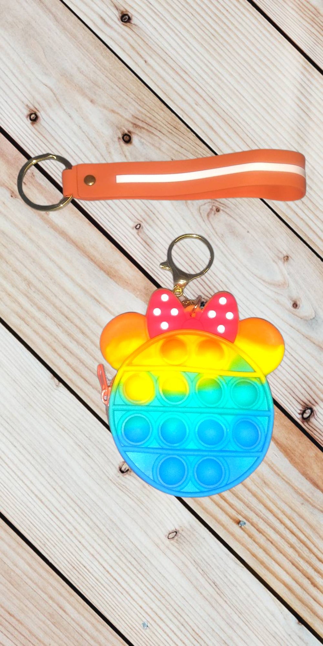 Pop Fidget Keychain Purse - Etsy