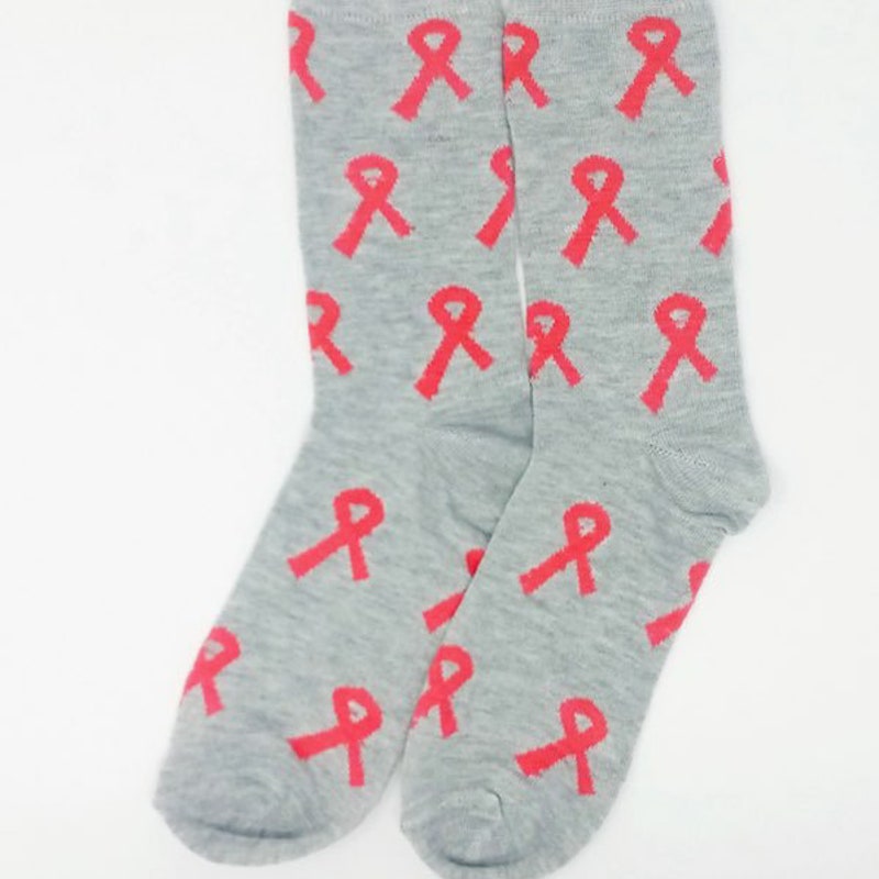 Breast Cancer Awareness Socks - Etsy