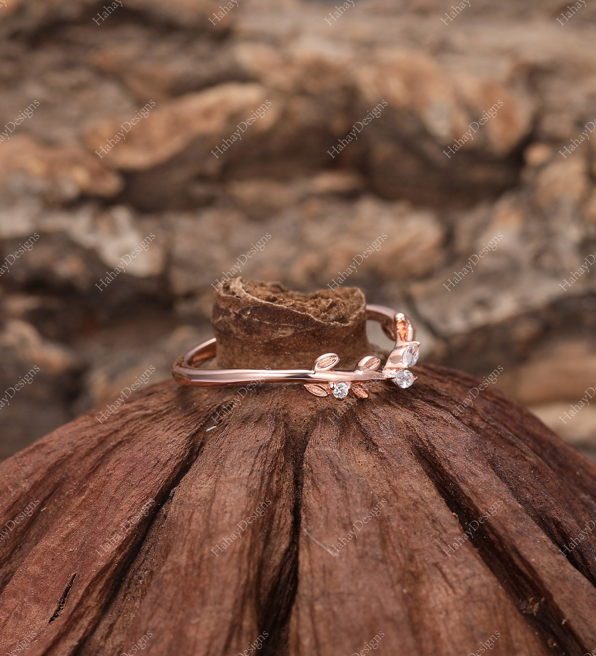 Unique Olive Branch Ring/ Natural Inspired Wedding Ring/ - Etsy