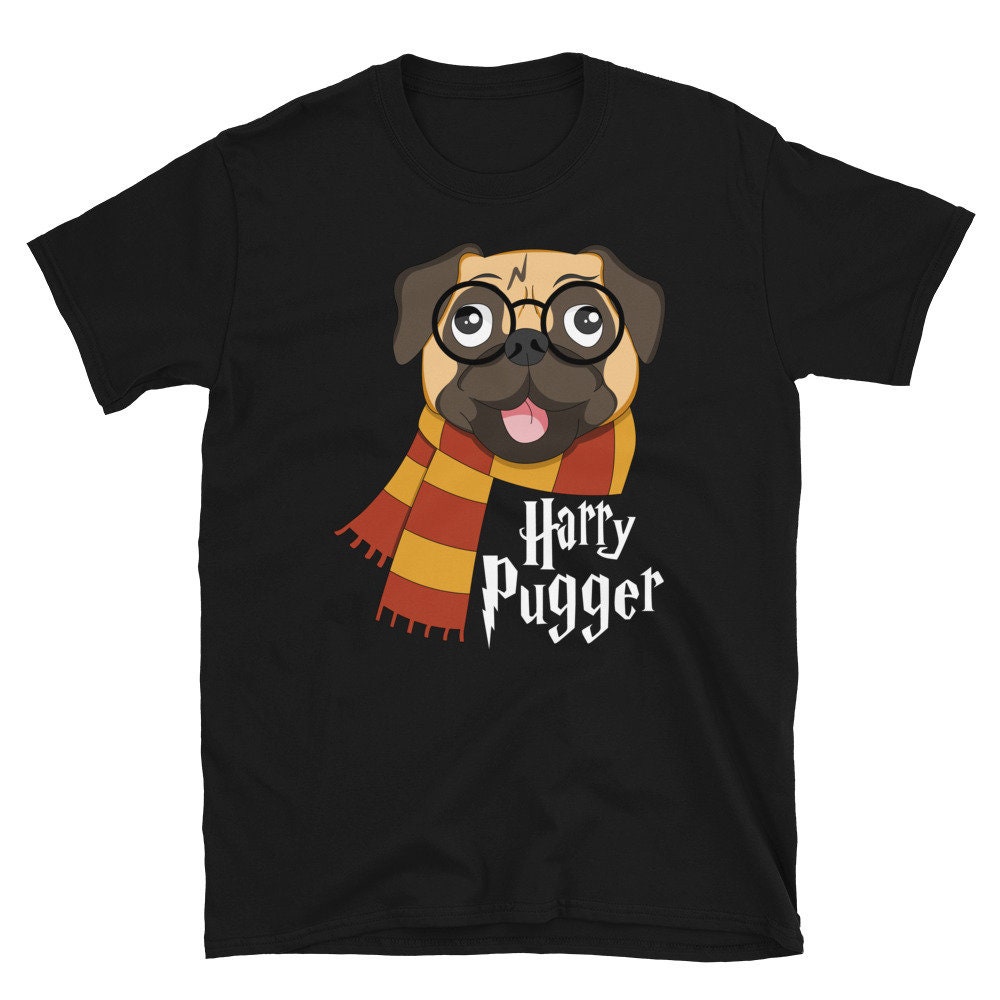 Harry Pugger Divertido Pug Propietario Mago Amante Regalo - Etsy España