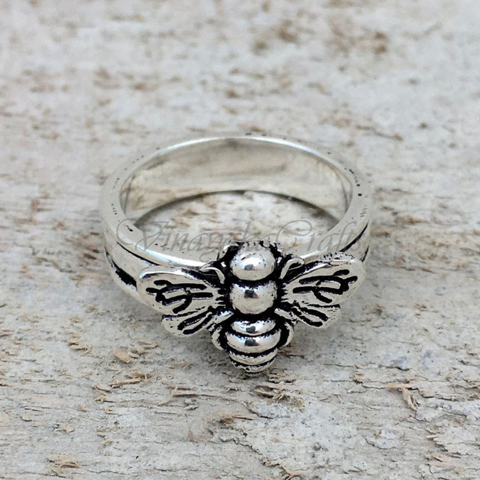 Honeybee Spinner Ring 925 Sterling Silver Honey Bee Spinner - Etsy