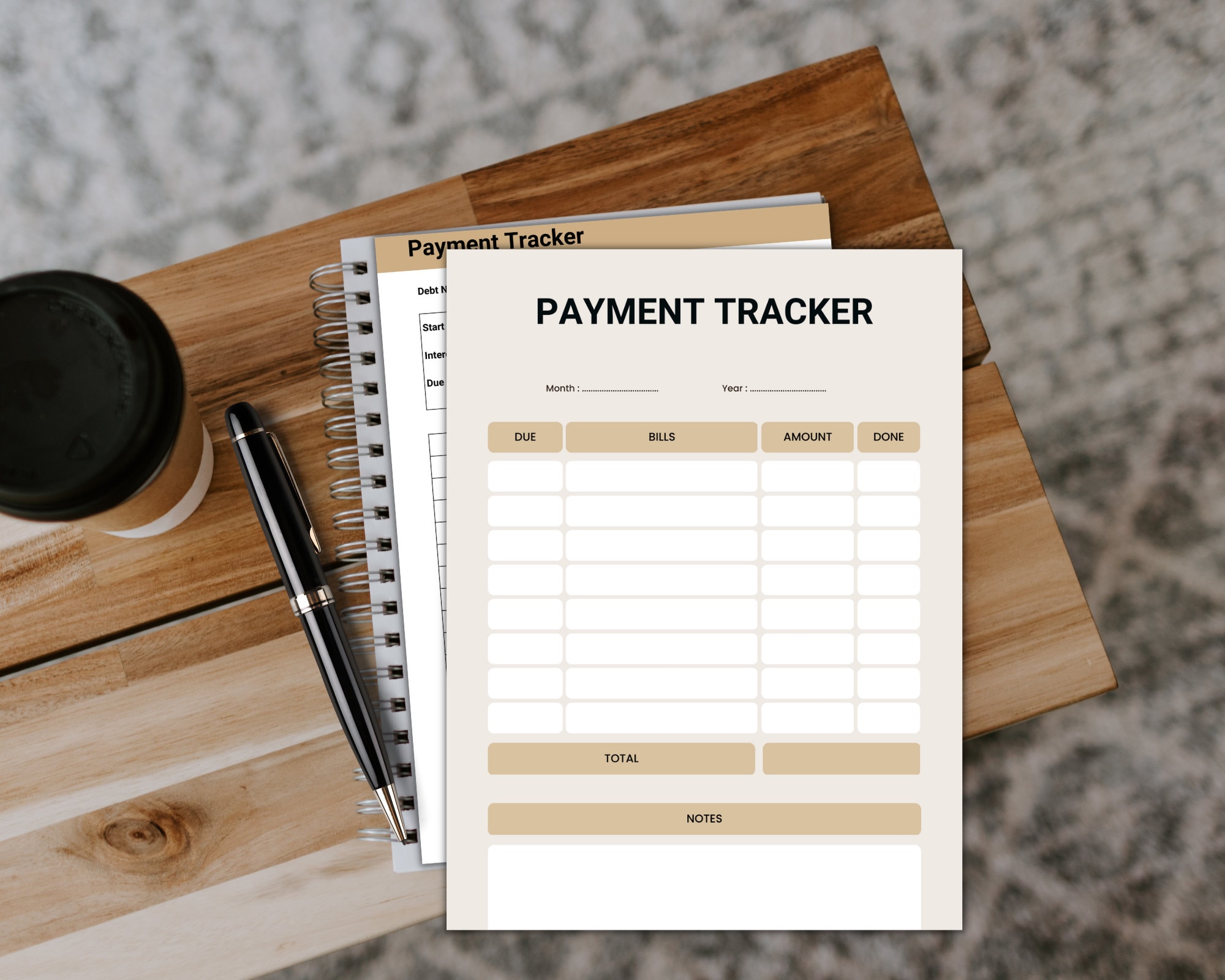 Printable Bill Payment Planner, Payment Tracker Log, Paying Bills ...