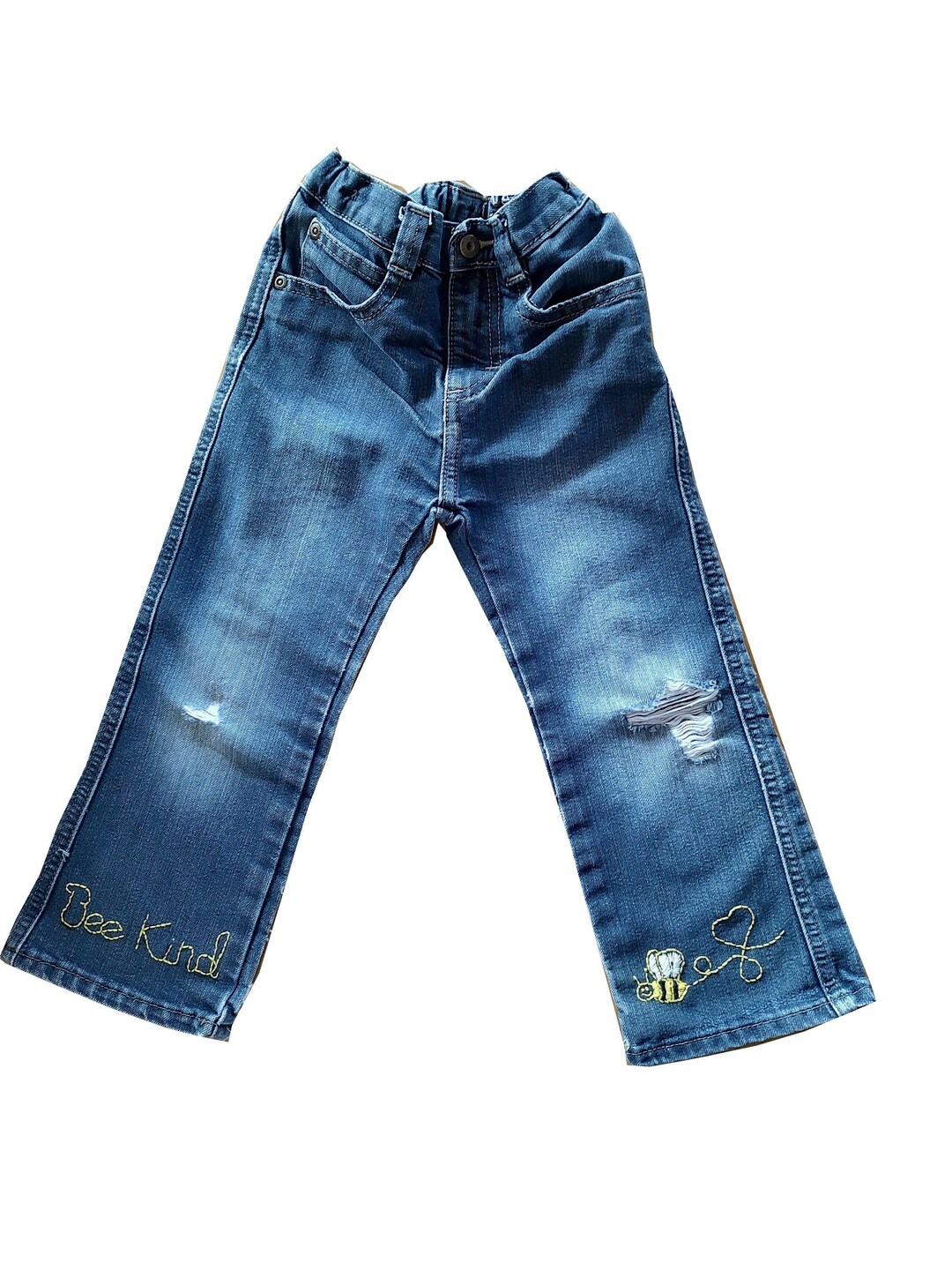 Bee Kindsize 4T Wrangler Jeans With Hand Embroidery - Etsy