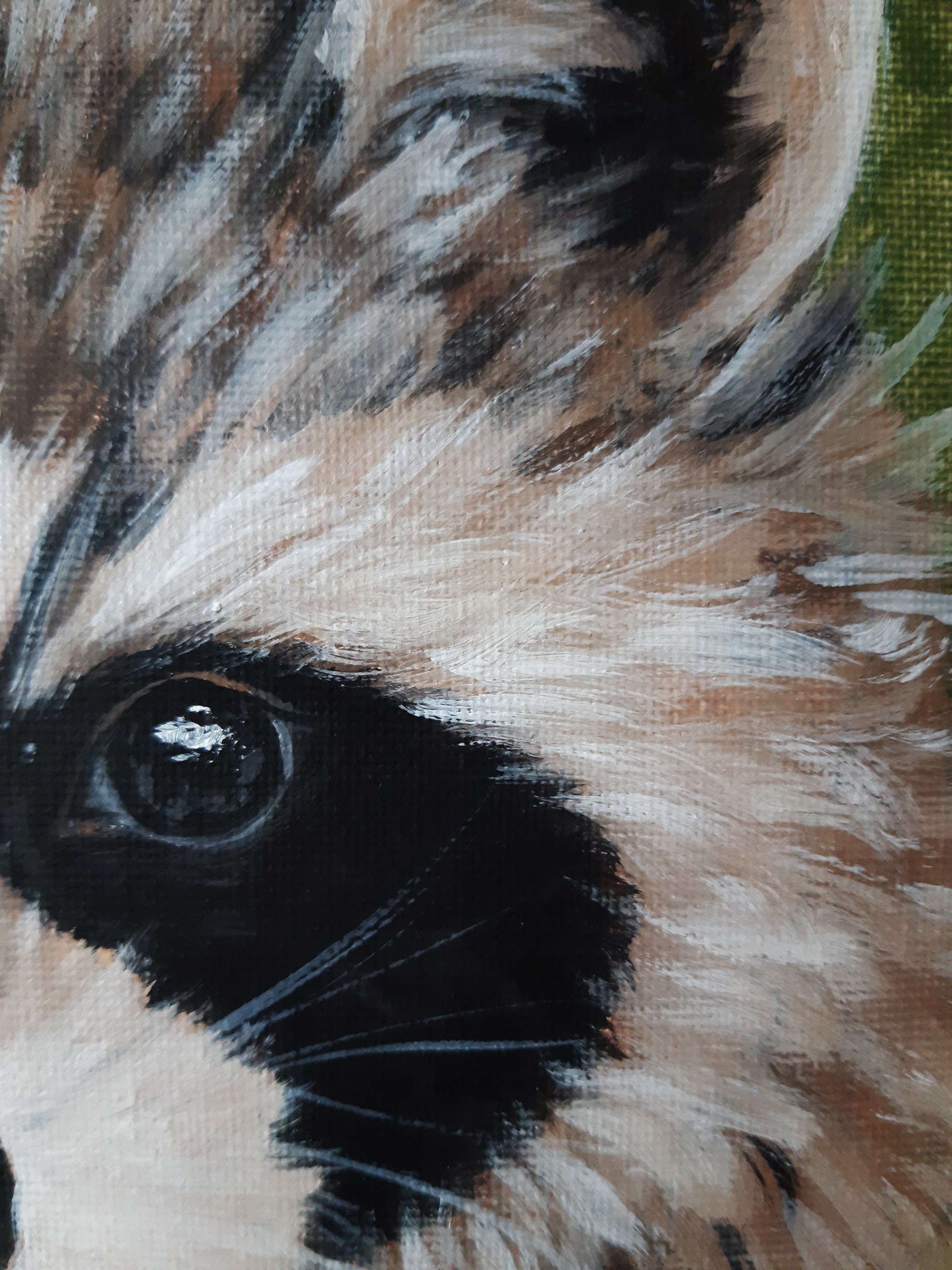 Raccoon Painting Animal Original Art Raccoon Portrait Artwork | Etsy