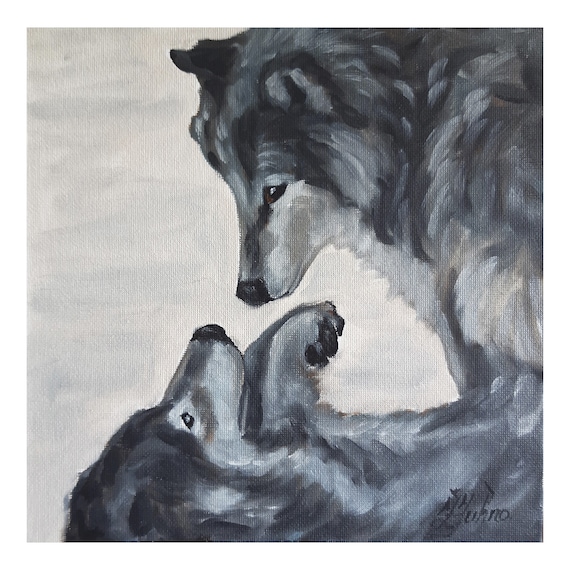 Wolf Love Drawing