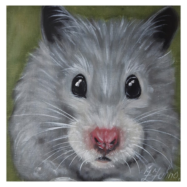 Hamster Painting - Etsy