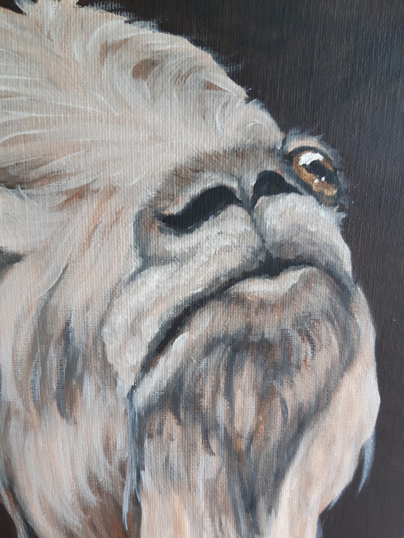 Goat Oil Painting: Original Farm Animal Canvas Wall Art (16x12) - Etsy