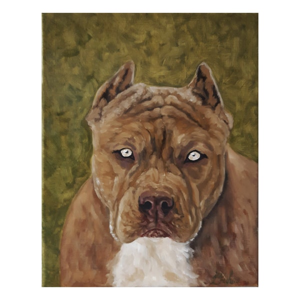 Pitbull Artwork - Etsy