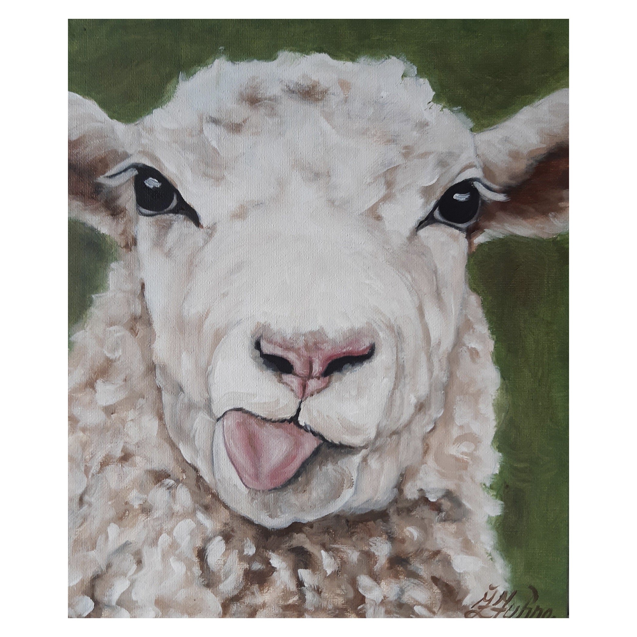 Sheep Face Painting