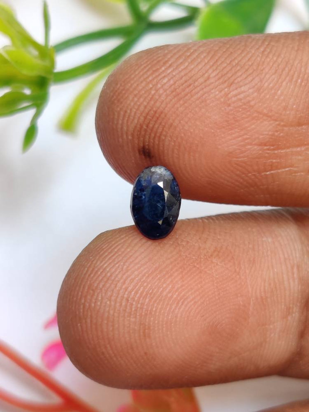Royal Blue Natural Indian Kashmir Blue Sapphire Gemstone, Rare Blue ...