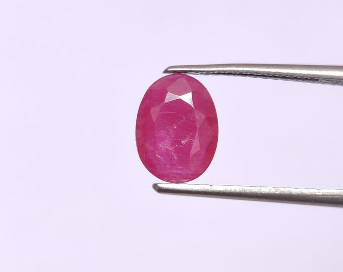 Natural Red Ruby Gemstone, Untreated Ruby Stone, Loose Red Ruby for ...