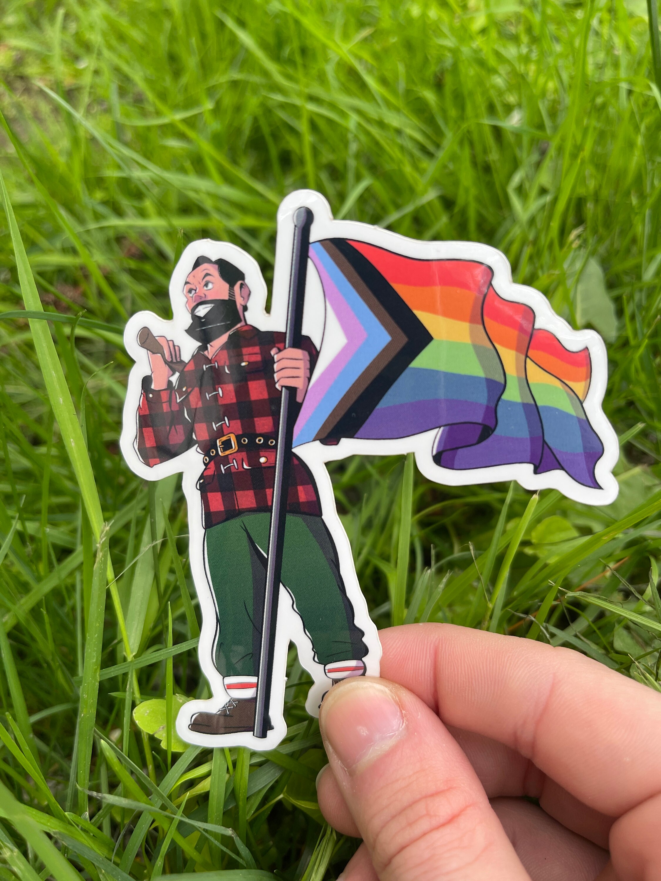 Maine Pride Sticker, LGBT Sticker, Pride Sticker, Rainbow Sticker ...