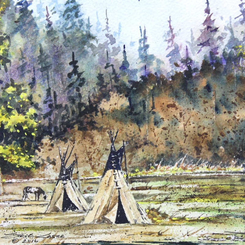 Teepee Art - Etsy