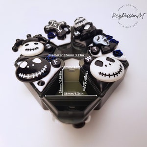 7 Day Pill Organizer 'creepy Funny Goth' Am Pm Pill Box, for Medicine ...
