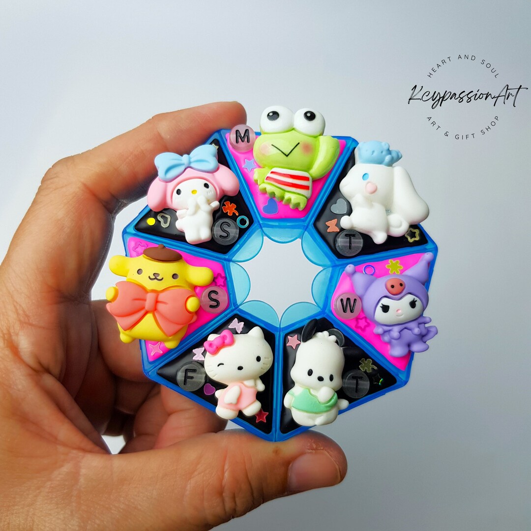7 Day Pill Organizer 'true Friends Stay Together' Decorated Pill Box - Etsy