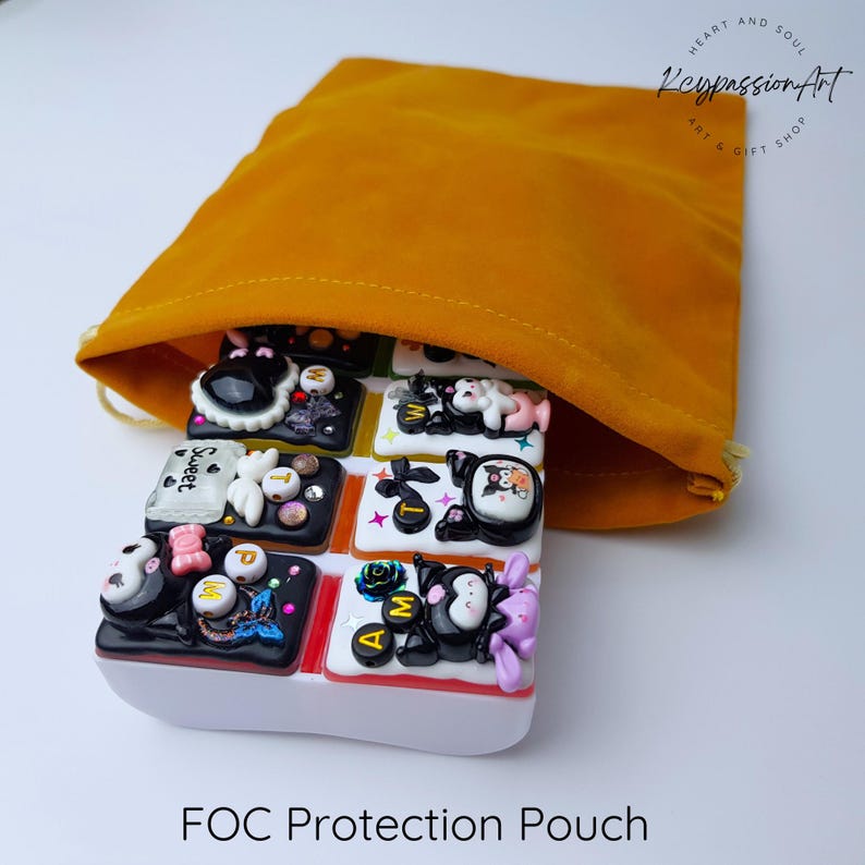 Hand Decorated Pretty Black Beauty Pill Box, Detachable AM PM Pill ...
