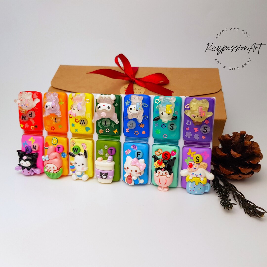 Am Pm Pill Box Detachable 'happy Together Day and Night' Pill Organizer ...