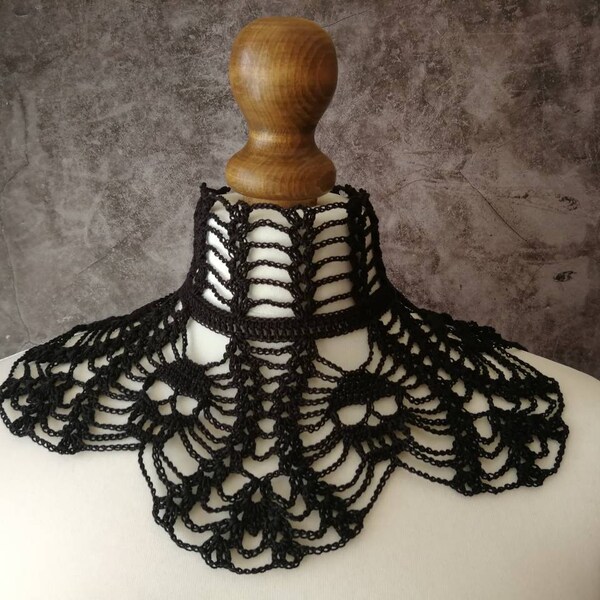 High Lace Collar - Etsy