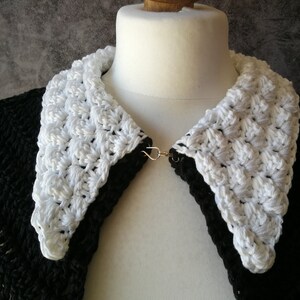 CROCHET PATTERN and Photo Tutorial to Make Gothic Vampire Capelet for ...