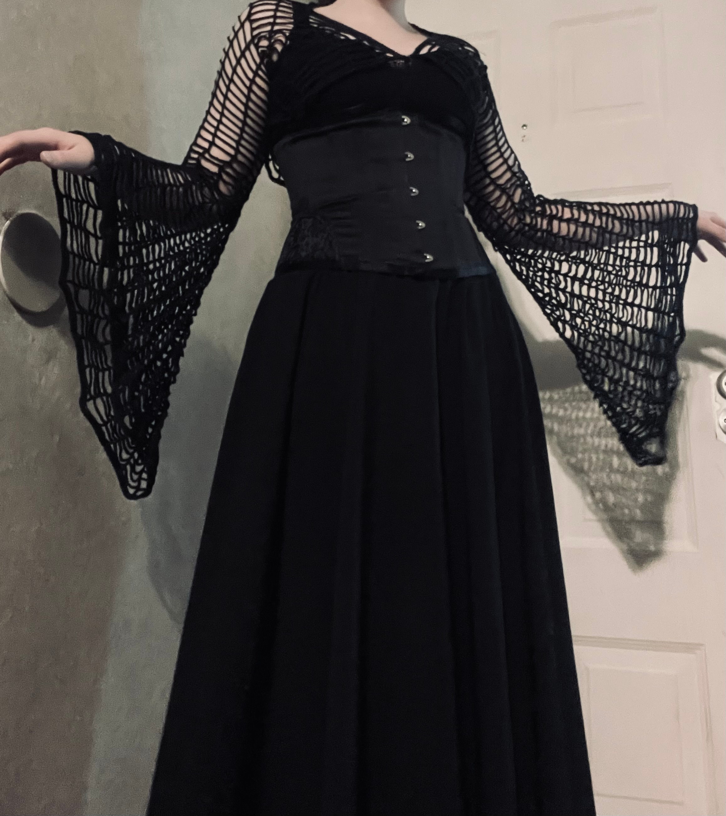 Advanced Crochet Spiderweb Top Pattern, Gothic Festival Bolero (PDF ...