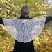 CROCHET PATTERN and Photo Tutorial on How to Make Spiderweb Shawl ...