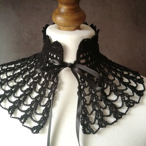 CROCHET PATTERN Goth Victorian High Neck Collar Necklace, Gothic ...