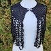 CROCHET PATTERN to Make Gothic Vampire Cape, Spiderweb Capelet for ...