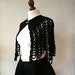 CROCHET PATTERN to Make Gothic Vampire Cape, Spiderweb Capelet for ...