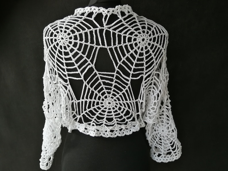 ADVANCED CROCHET PATTERN Gothic Crochet Spiderweb Top, Alternative ...