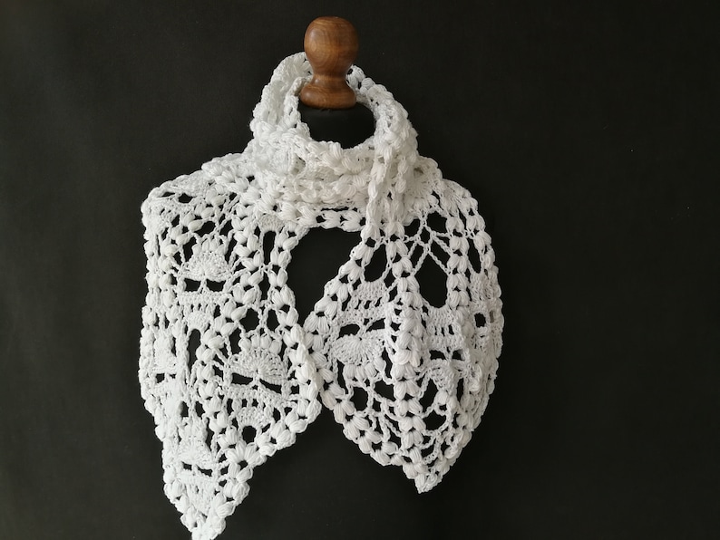 CROCHET PATTERN Skulls Scarf, Creepy Cute Neck Warmer for Goth Girls ...