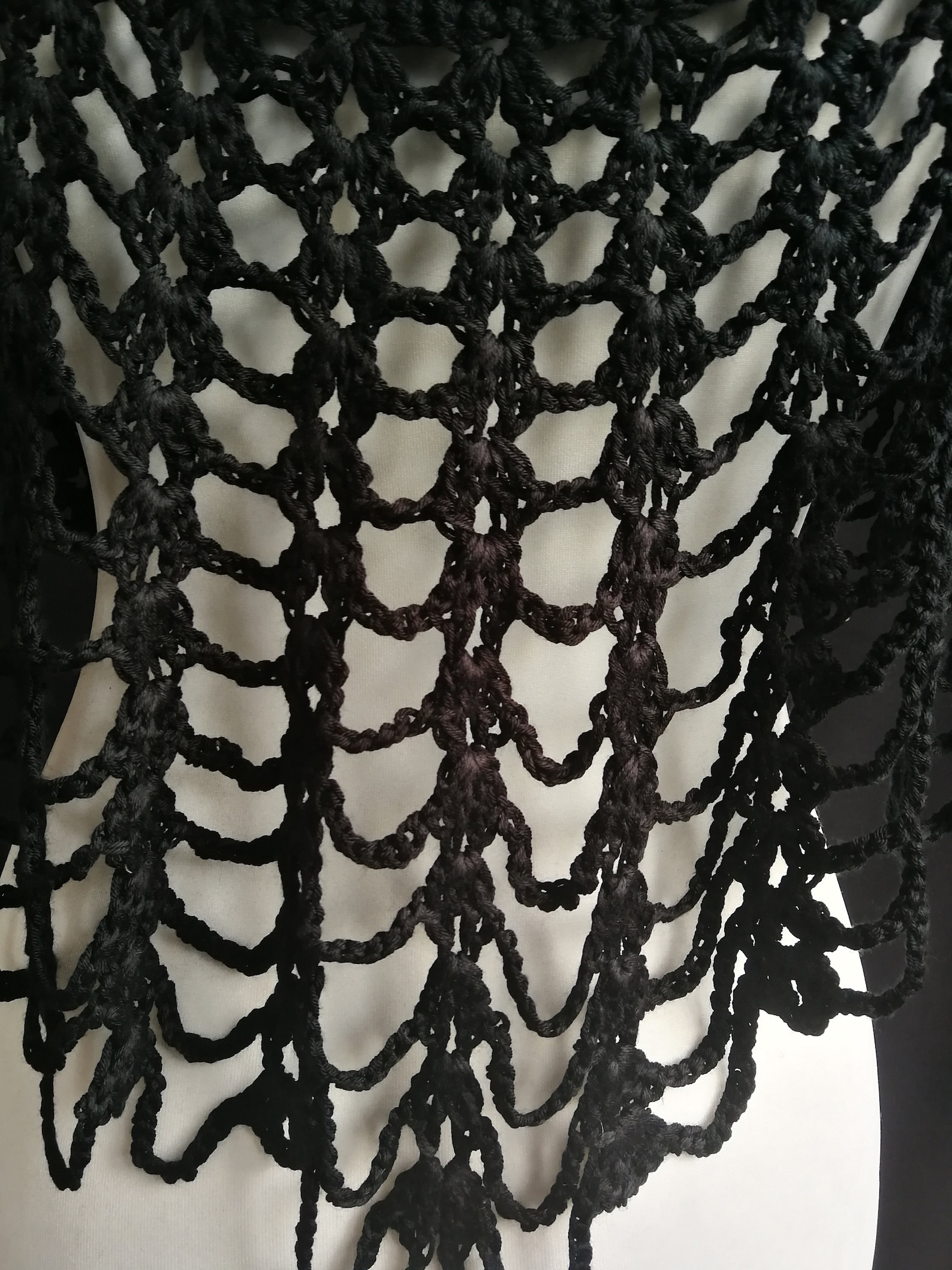 CROCHET PATTERN to Make Gothic Vampire Cape Spiderweb Capelet - Etsy UK