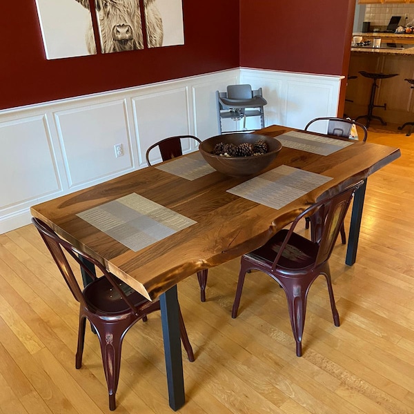 Reclaimed Wood Dining Table - Etsy