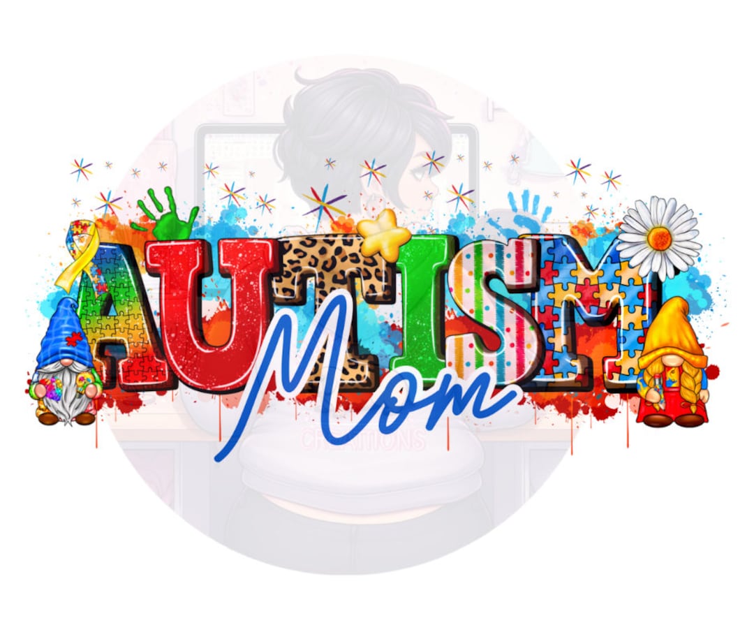 Autism Mom Png - Etsy